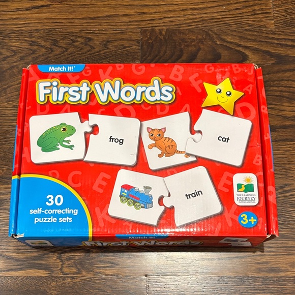 The Learning Journey | Toys | Match It First Words Puzzle Set | Poshmark